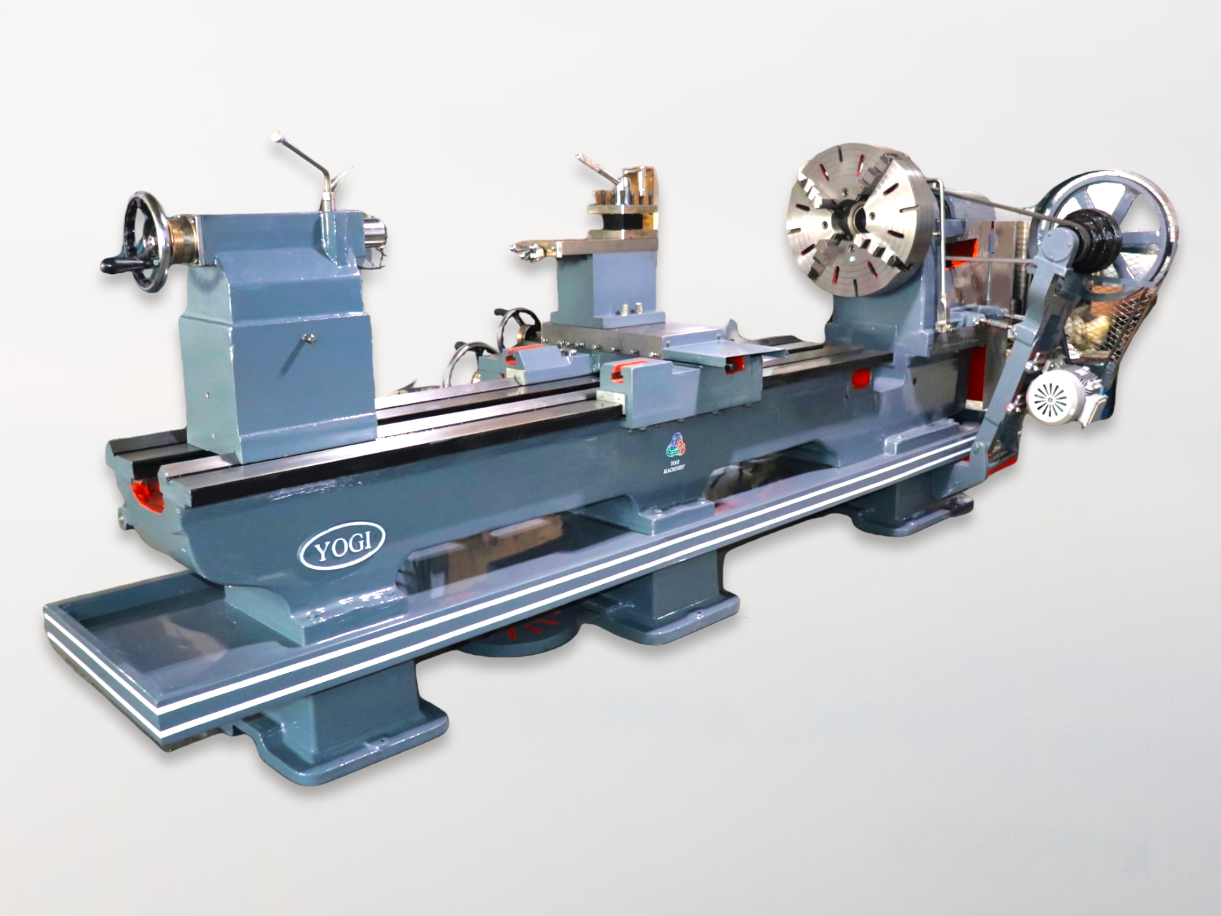 Extra Heavy Duty Lathe Machine 18 Inch Centre Height – Yogi Machine Tools