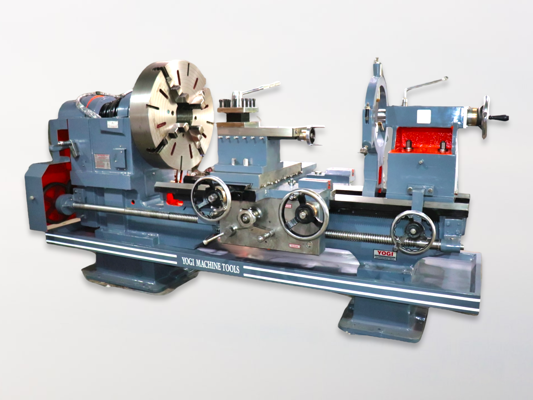 Extra Heavy Duty Lathe Machine 18 Inch Centre Height – Yogi Machine Tools