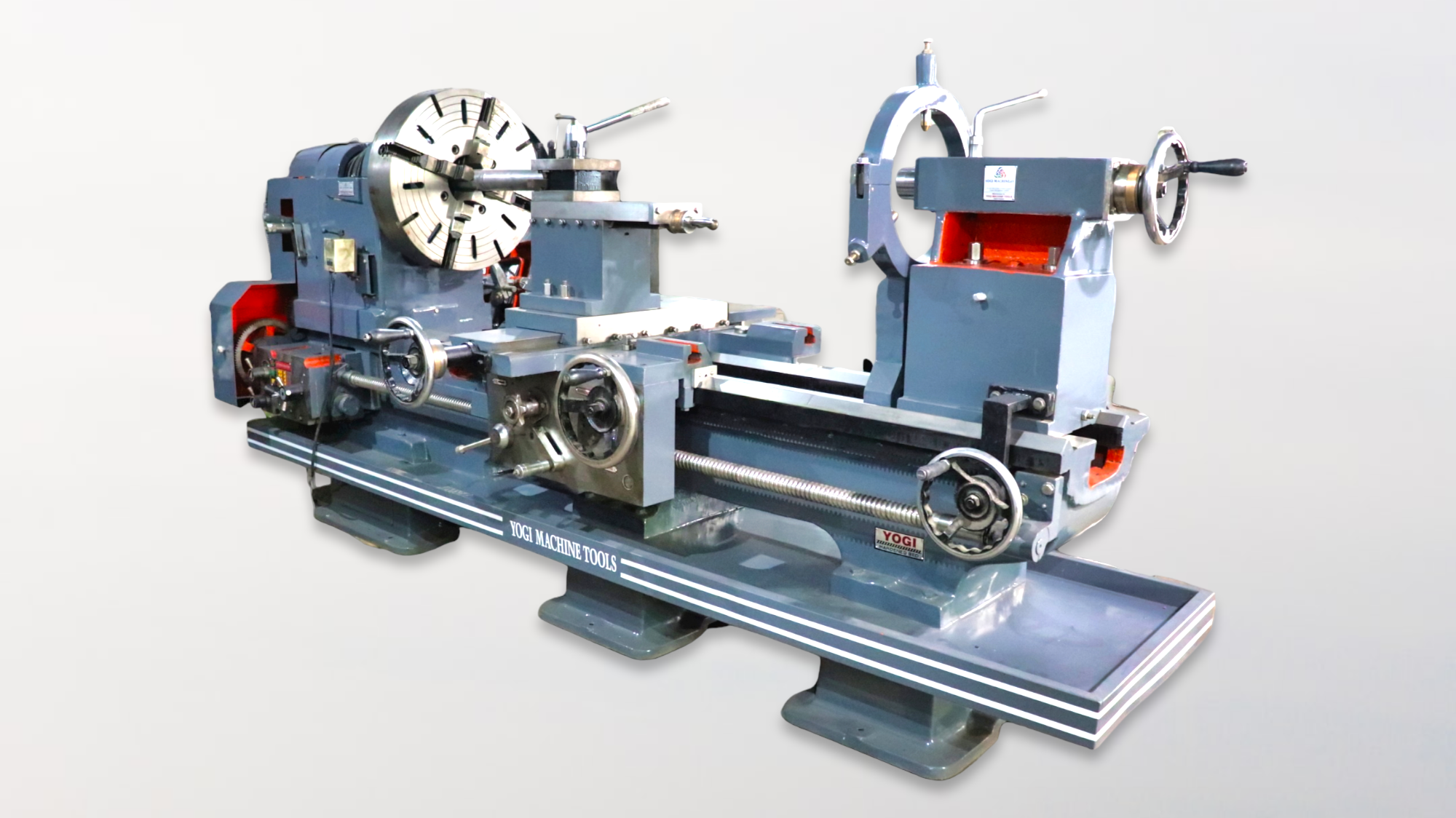 10 Feet Extra Heavy Duty Lathe Machine 20 Inch Centre Height – Yogi ...